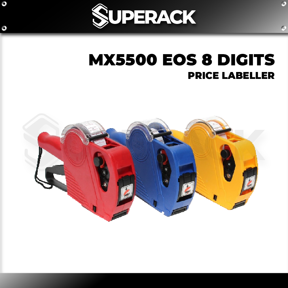 SUPERACK FREE Ink Price Label Tag Sticker Pricing Gun MX5500 MX6600 ...