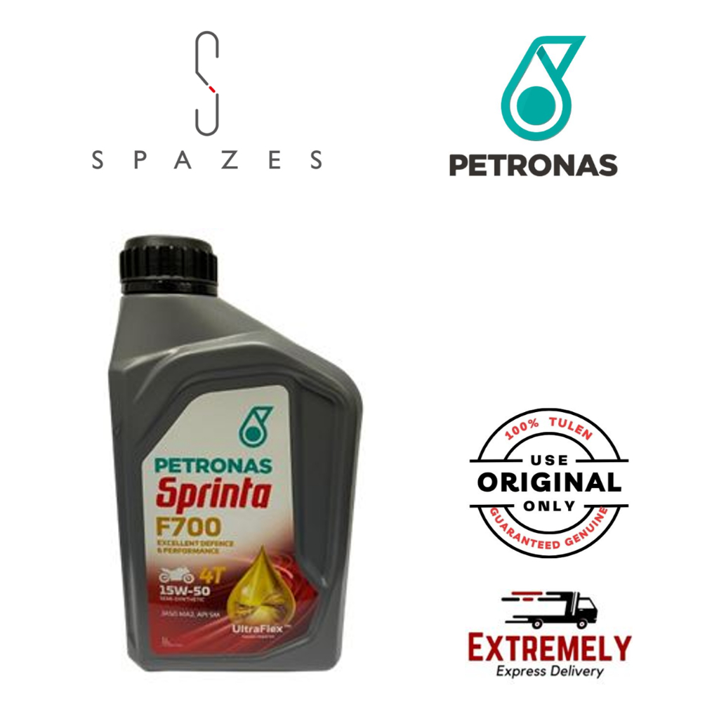 PETRONAS Sprinta F700 15W-50 Semi Syn Engine Oil Minyak Engin Moto ...