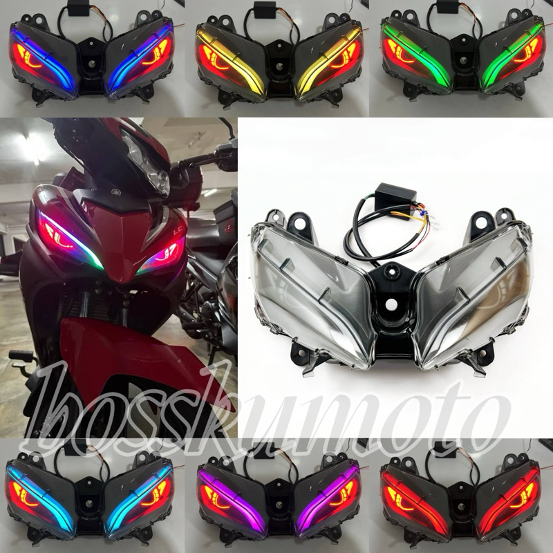 LC135 V8 Fi LCV8 MATA GABAN LED PILOT LIGHT SIGNAL DEPAN FRONT CAT EYE ...