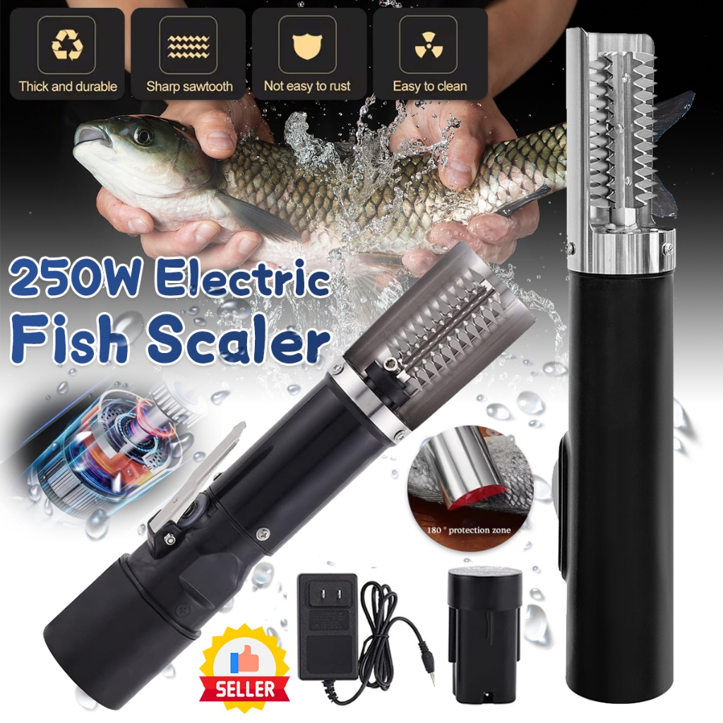 250W Electric Fish Scaler Fish Scale Scraper Fish Scaler Remover ...