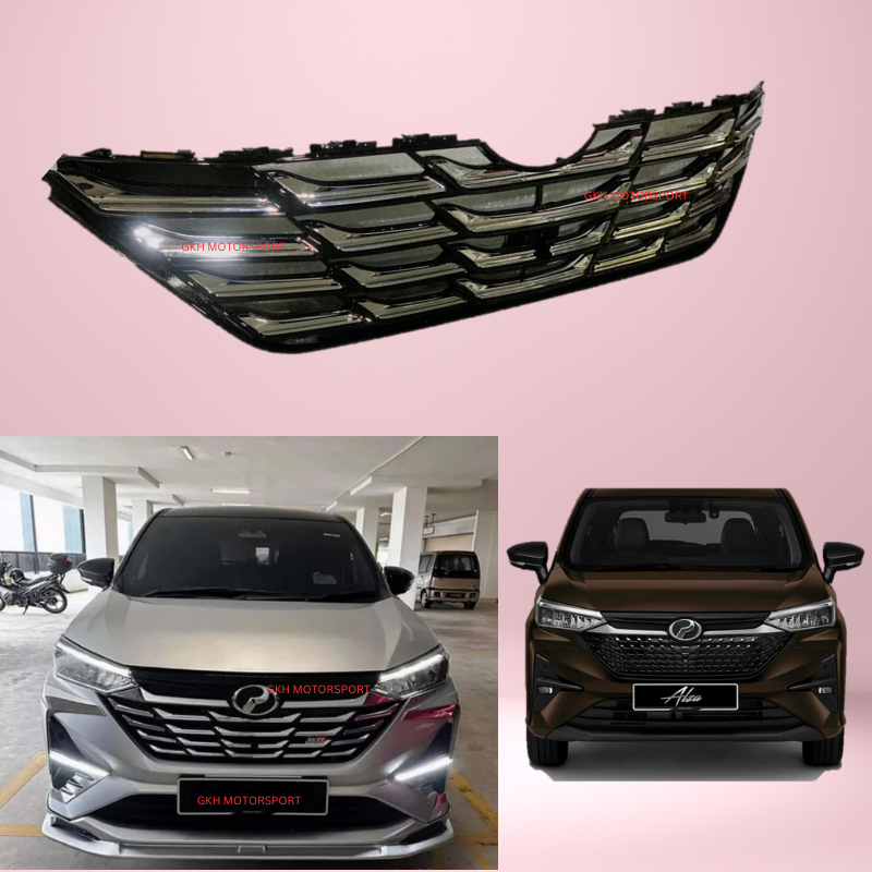 PERODUA ALZA 2022 2023 2024 2025 D27A ALPHARD STYLE CHROME ABS FRONT ...
