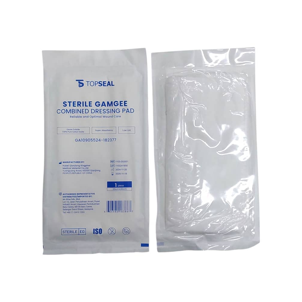 TOPSEAL STERILE GAMGEE DRESSING PAD 20X20CM 1PC | Shopee Malaysia