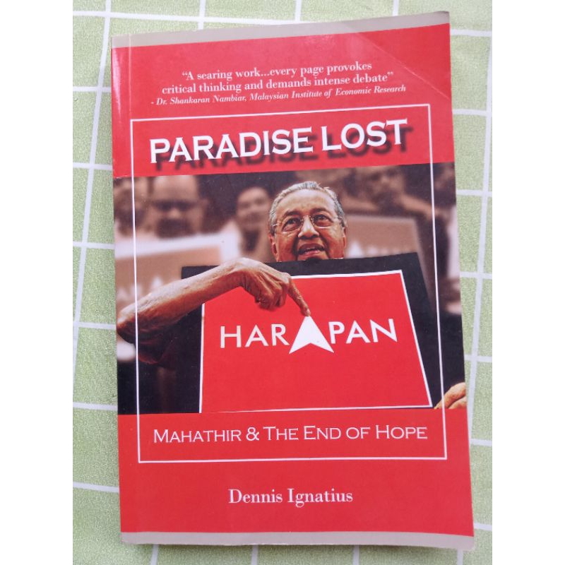 preloved PARADISE LOST : MAHATHIR & THE END OF HOPE | Shopee Malaysia