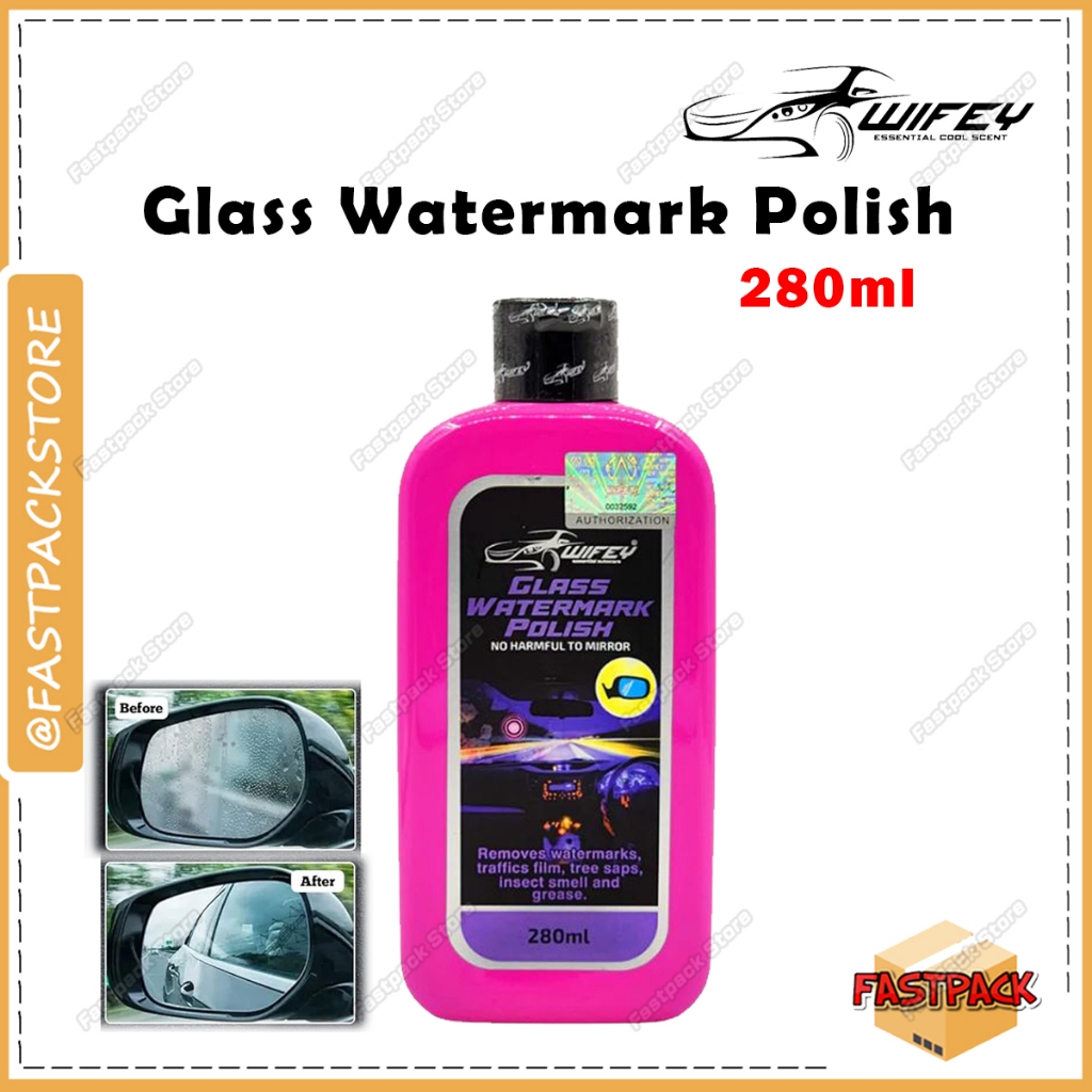 Wifey Glass Watermark Polish Clean & Clear Vision Remove Watermarks ...