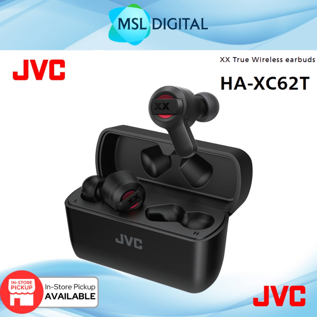 JVC HA-XC62T True Wireless earbuds | Extreme Deep Bass | IP55 shock proof | Touch control ...