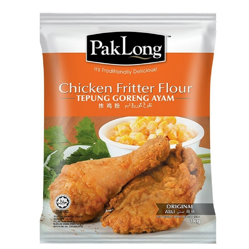 PAK LONG Chicken Fritter Flour (Original) | Tepung Goreng Ayam (Asli ...