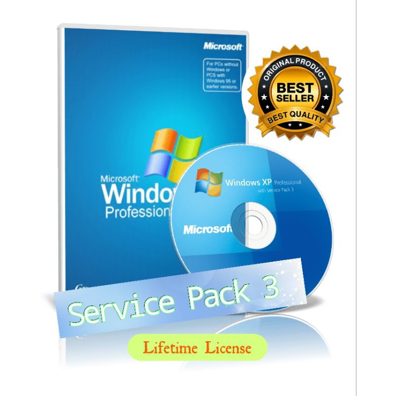 Microsoft Windows XP PRO SP3 Full Activation Lifetime | Shopee Malaysia
