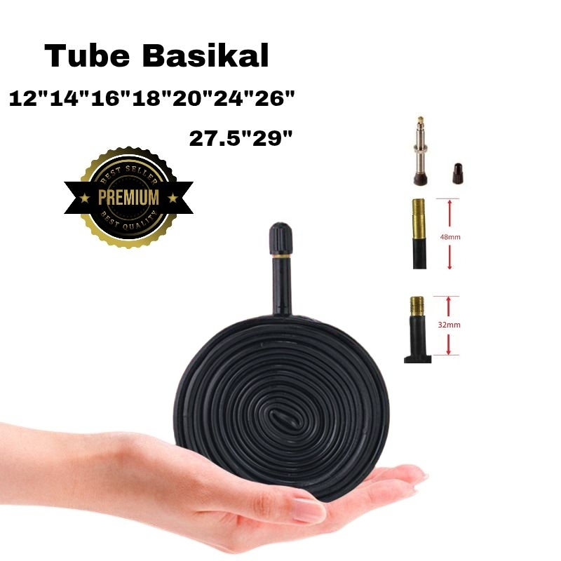 Wongcycleshop@Tube Basikal 12'' 14'' 16'' 18" 20'' 22" 24'' 26 ...