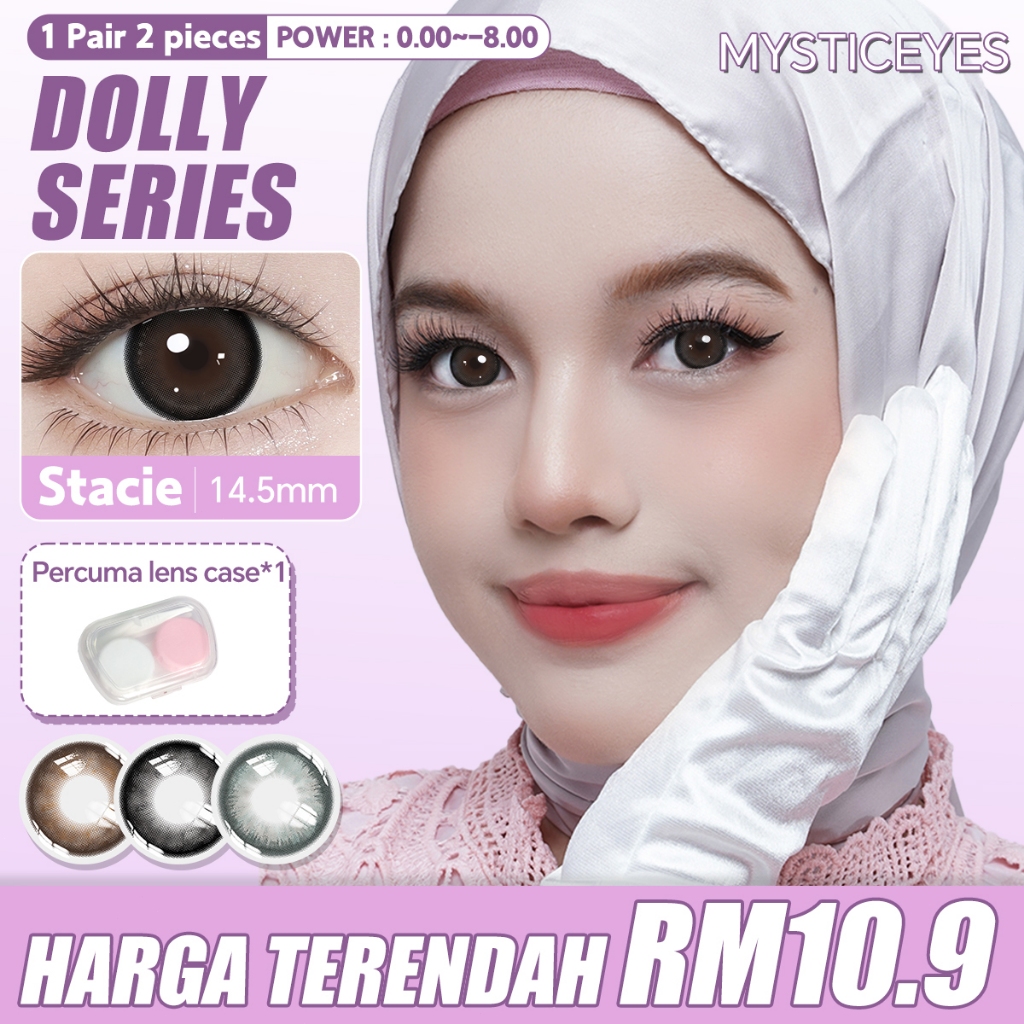 Mysticeyes Dolly series 14.5mm color contact lens monthly contact ...
