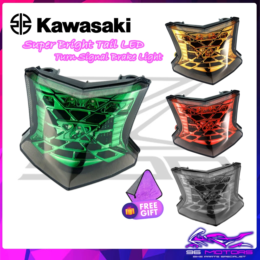 Kawasaki LED Tail Light + Turn Signals Light Integrated For Z650 Z900 ...