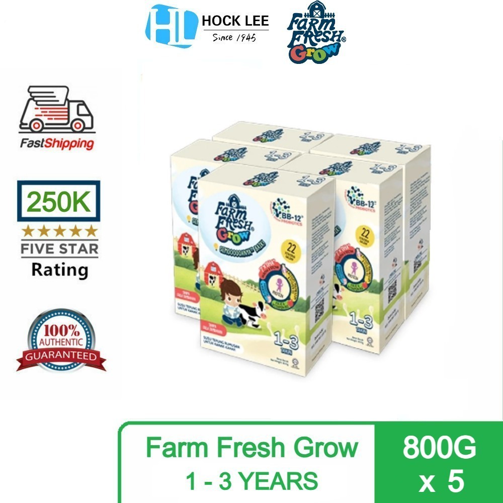 [ 1-3YRS Milk Powder 800G ] - Fresh & Honest Growing Up Milk Farm Fresh ...