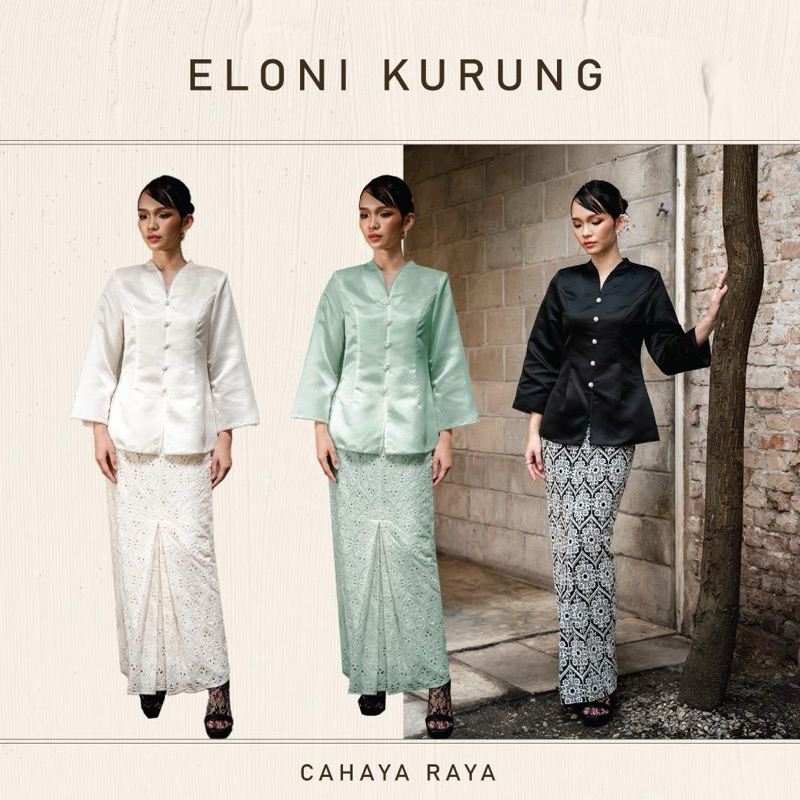 Eloni Kurung Moden with Embroidery Eyelet Cotton Skirt by Jasmina ...