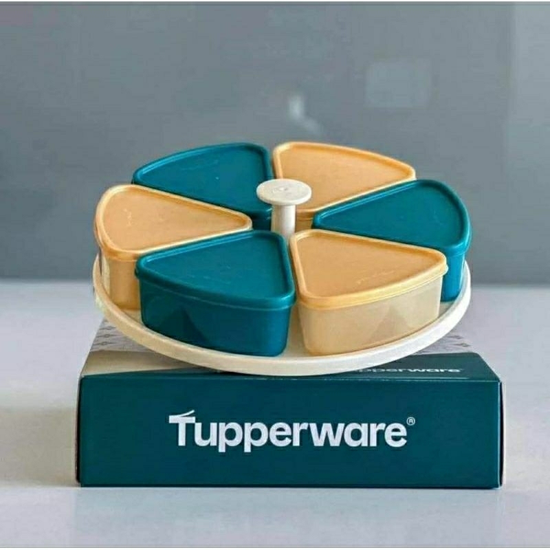 Tupperware Modular Carousel Hijau Gold Shopee Malaysia