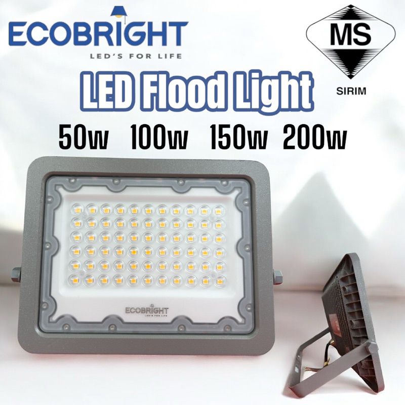 [SIRIM] Aluminum frame LED Flood Light 50w 100w 150W 200W spotlight ...