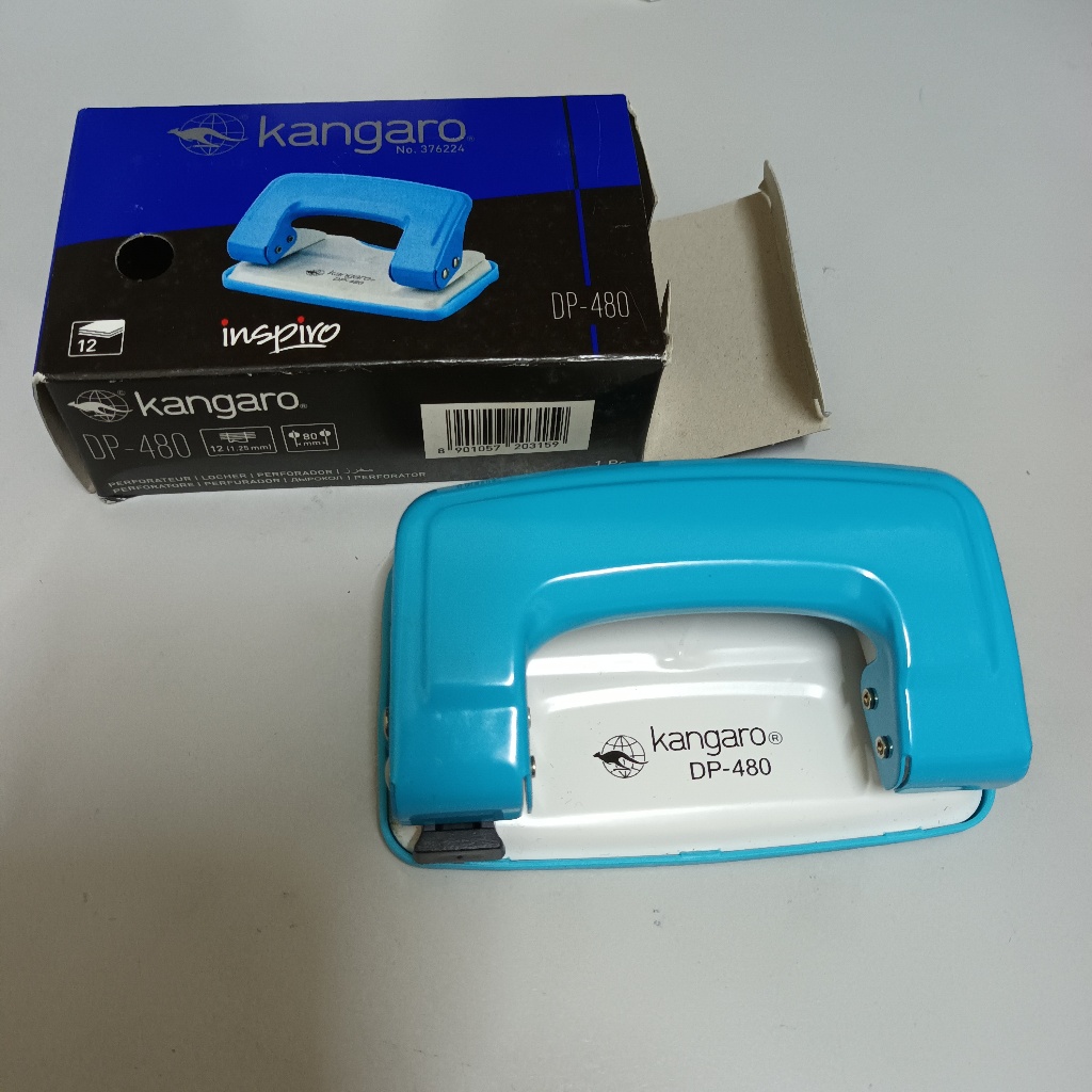 Kangaro DP-480 Paper Puncher Inspiro / DP 480 Two Holes Punch / Penebuk ...