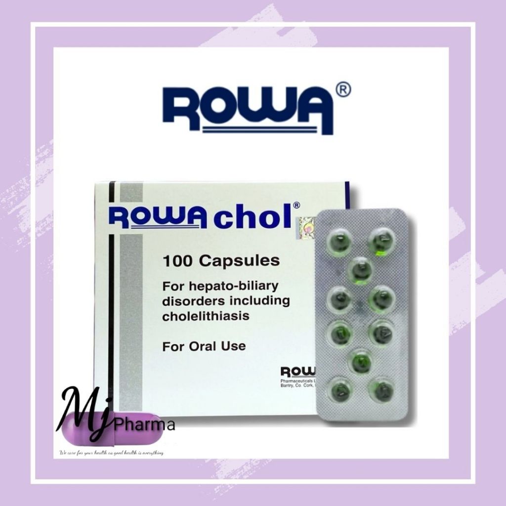 Rowachol Capsules 10s strip hepatobiliary disorders cholelithiasis ...