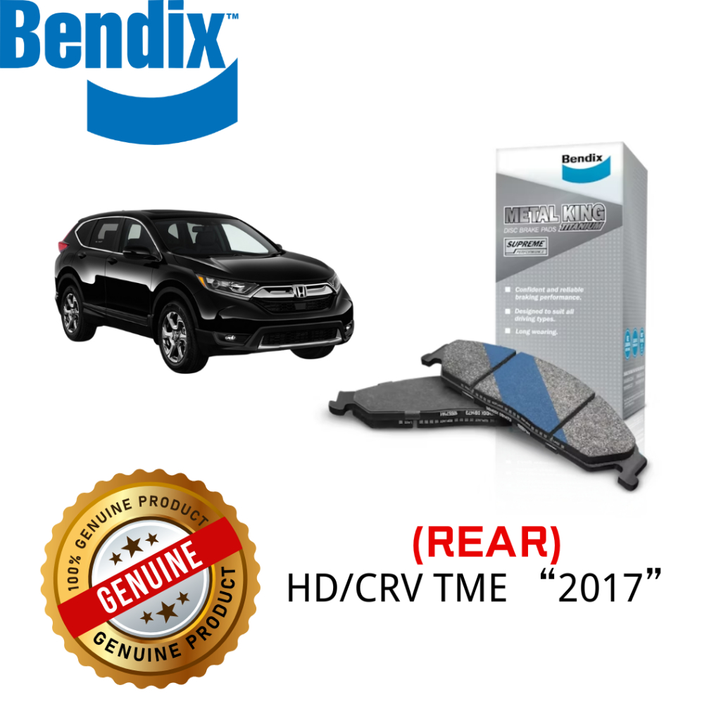 Original Bendix DB2450 MKT & GCT Rear Brake Pad - Honda Crv TME "2017" | Shopee Malaysia