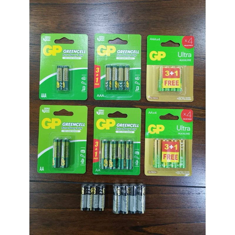 GP Alkaline Battery | Supercell | Greencell | Ultra Alkaline | AA | AAA ...