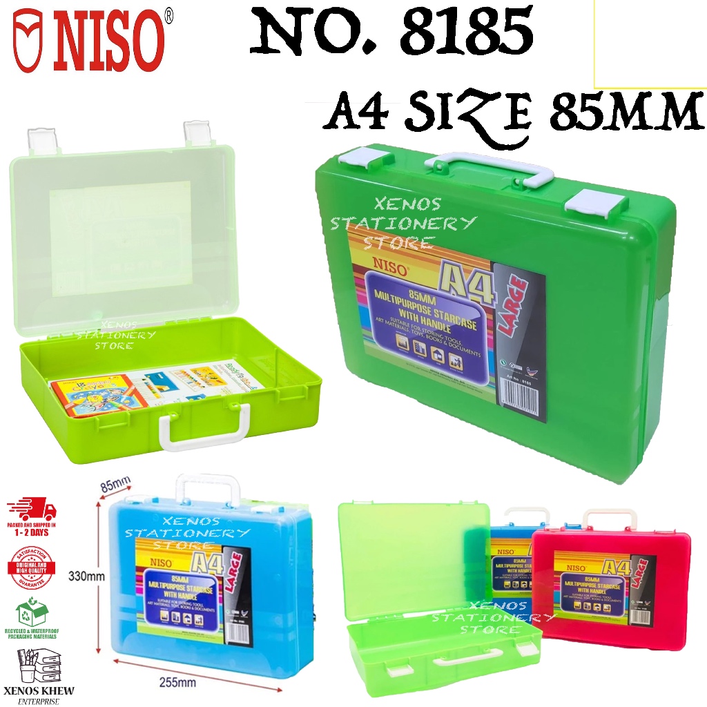 NISO A4 8185 / NISO Document Case Drawing Case Plastic File Container ...