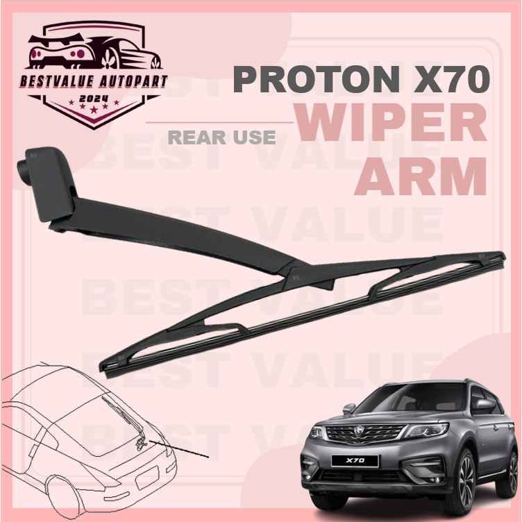 💫MALAYSIA READY STOCK💫PROTON X70 REAR WIPER ARM WITH BLADE LENGGANG ...