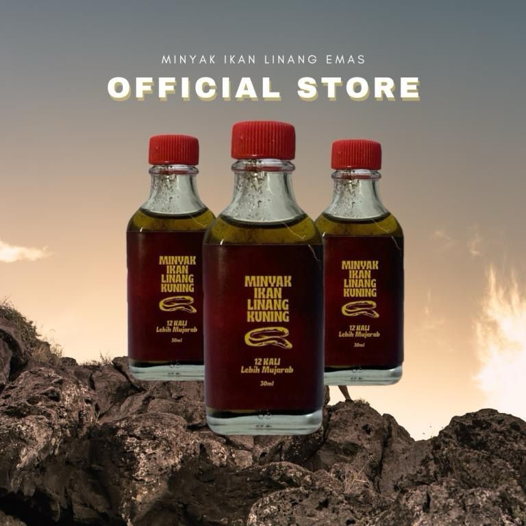 (BUY 1 FREE 1) 💥Minyak Urut Ikan Linang Kuning 30ml💥 | Shopee Malaysia