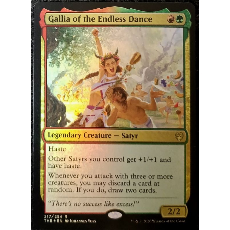 Magic The Gathering : Gallia of the Endless Dance Foil Rare Theros ...