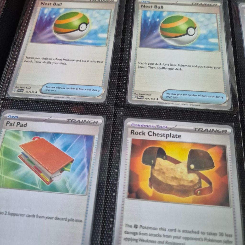 Pokemon TCG SV01 Base set Trainers Normal Nest Ball Judge Energy ...