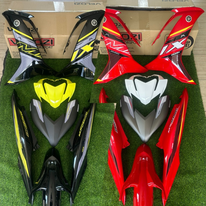 Body cover coverset lc v8 mx king merah putih lemon velozi stiker tanam ...