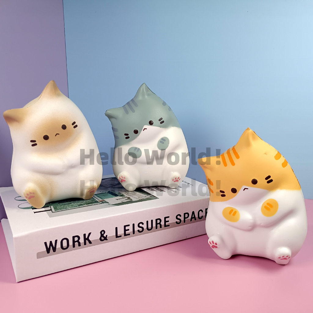 Cute Cat Decompression Toy Pinch Music Slow Rebound Squeeze Toy Tricky ...