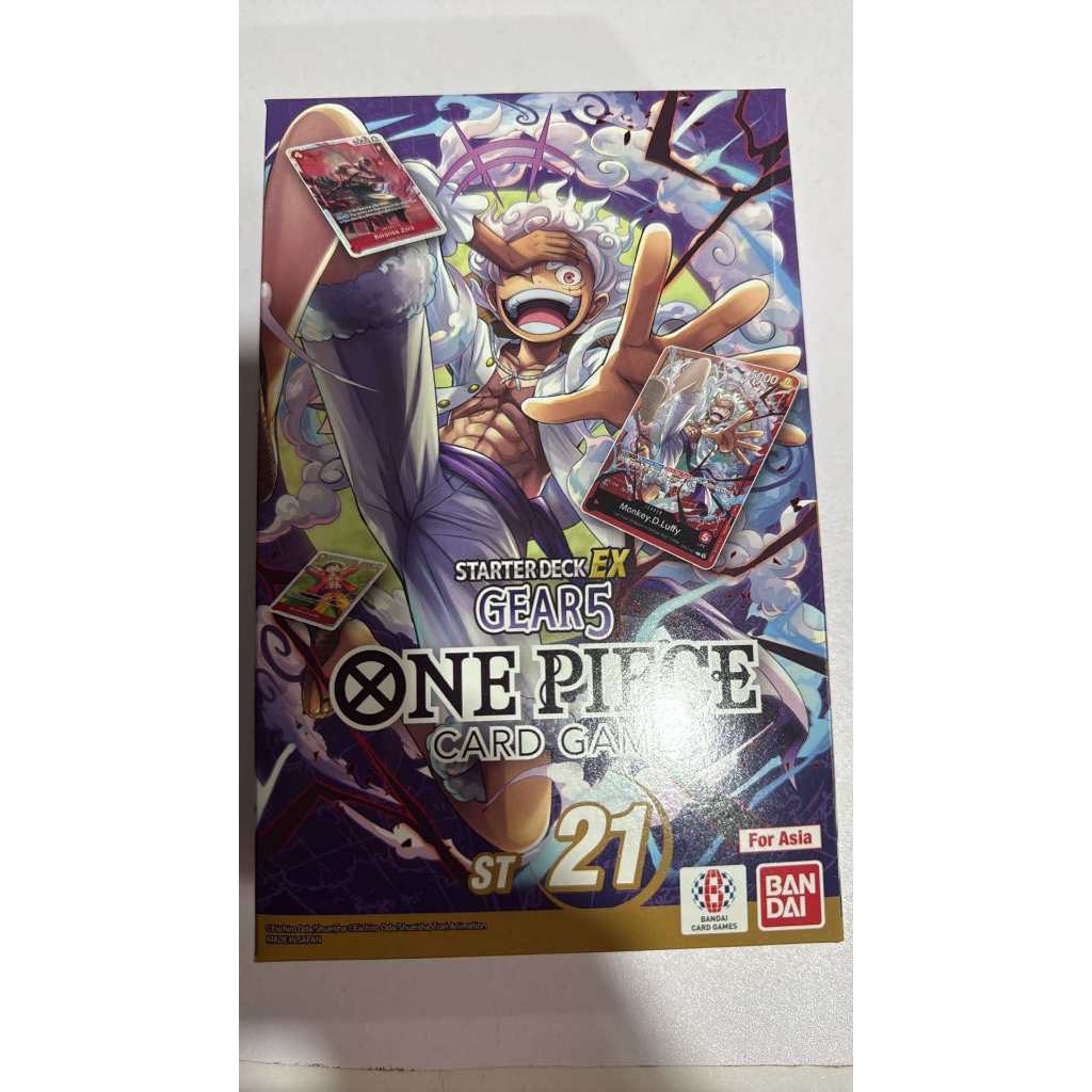 ONE PIECE STARTER DECK (ST-12/ST-07/ST-08/ST-09/ST-21)(JAPANESE/ASIA ...