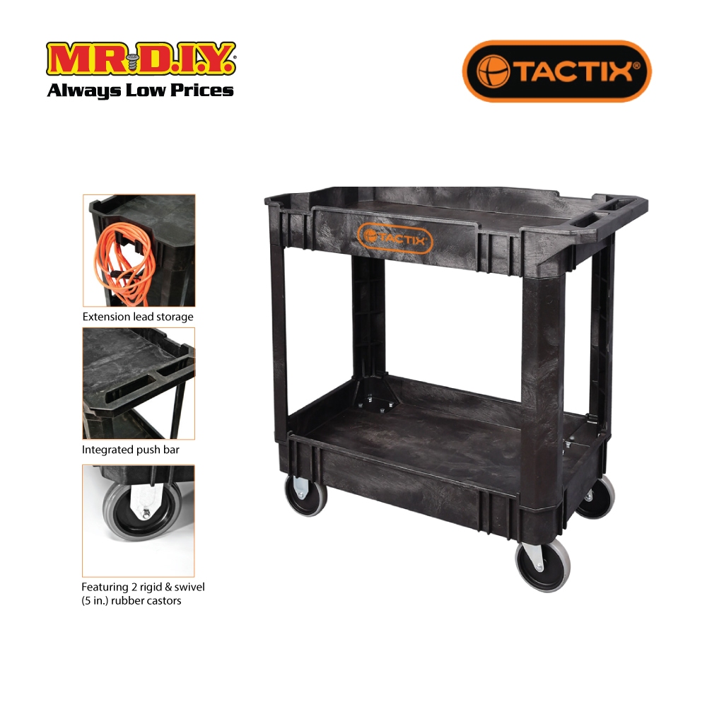 TACTIX Plastic Service Cart | Shopee Malaysia