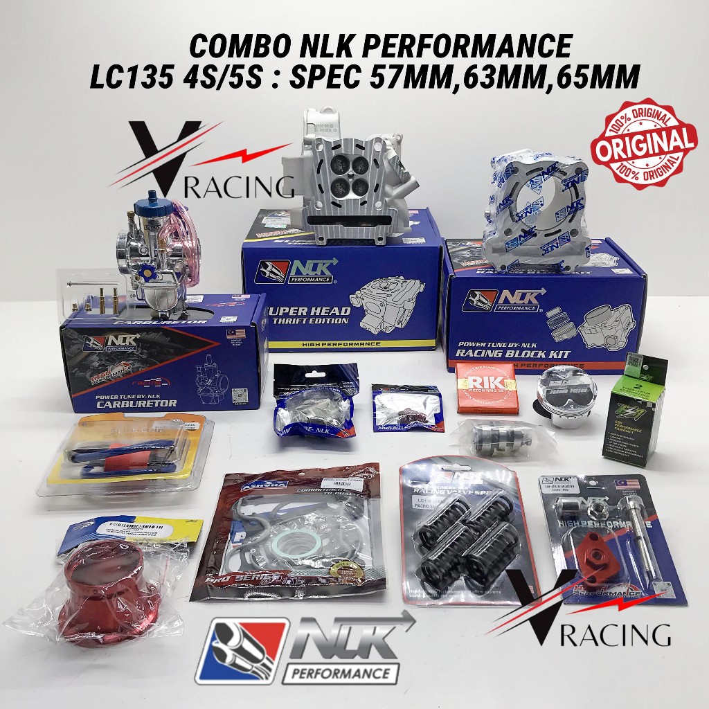 Combo LC135 4S/5S NLK Performance Spec 57MM,63MM,65MM (100% Original) | Shopee Malaysia