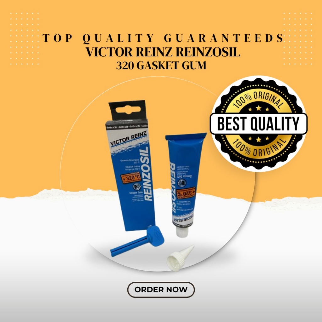 Victor Reinz Reinzosil 320 Gasket Gum - High-Temperature Silicone Sealant - Perfect for ...