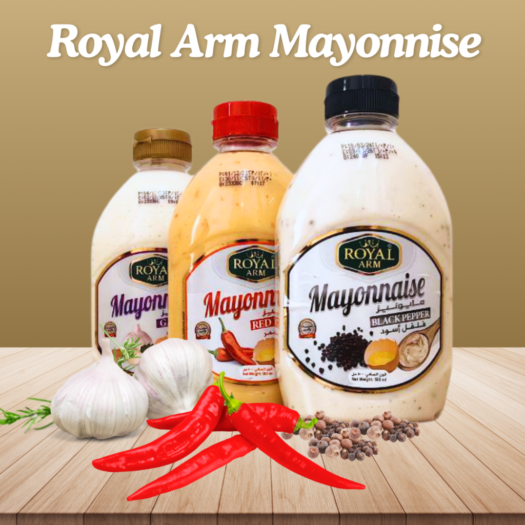 Royal Arm Mayonnise / Mayonise / Red Pepper / Garlic / Black Pepper ...