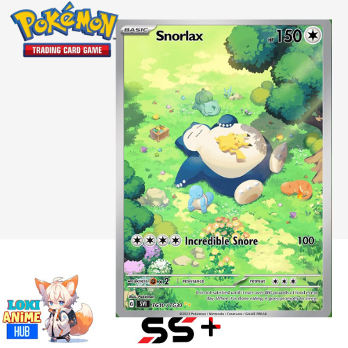 Snorlax Pokémon Sleep Secret Rare Concept Custom TG10 Trainer Galary ...