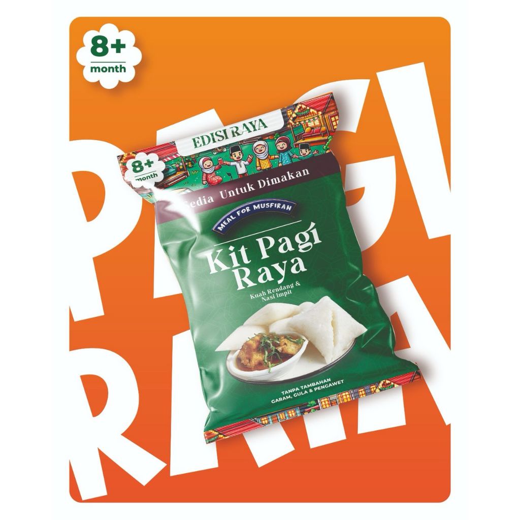 Meal For Musfirah RAYA - Kuah Rendang / Briyani & Nasi Impit Baby ...