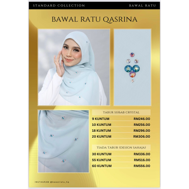 BAWAL RATU QASRINA (TABUR) | Shopee Malaysia