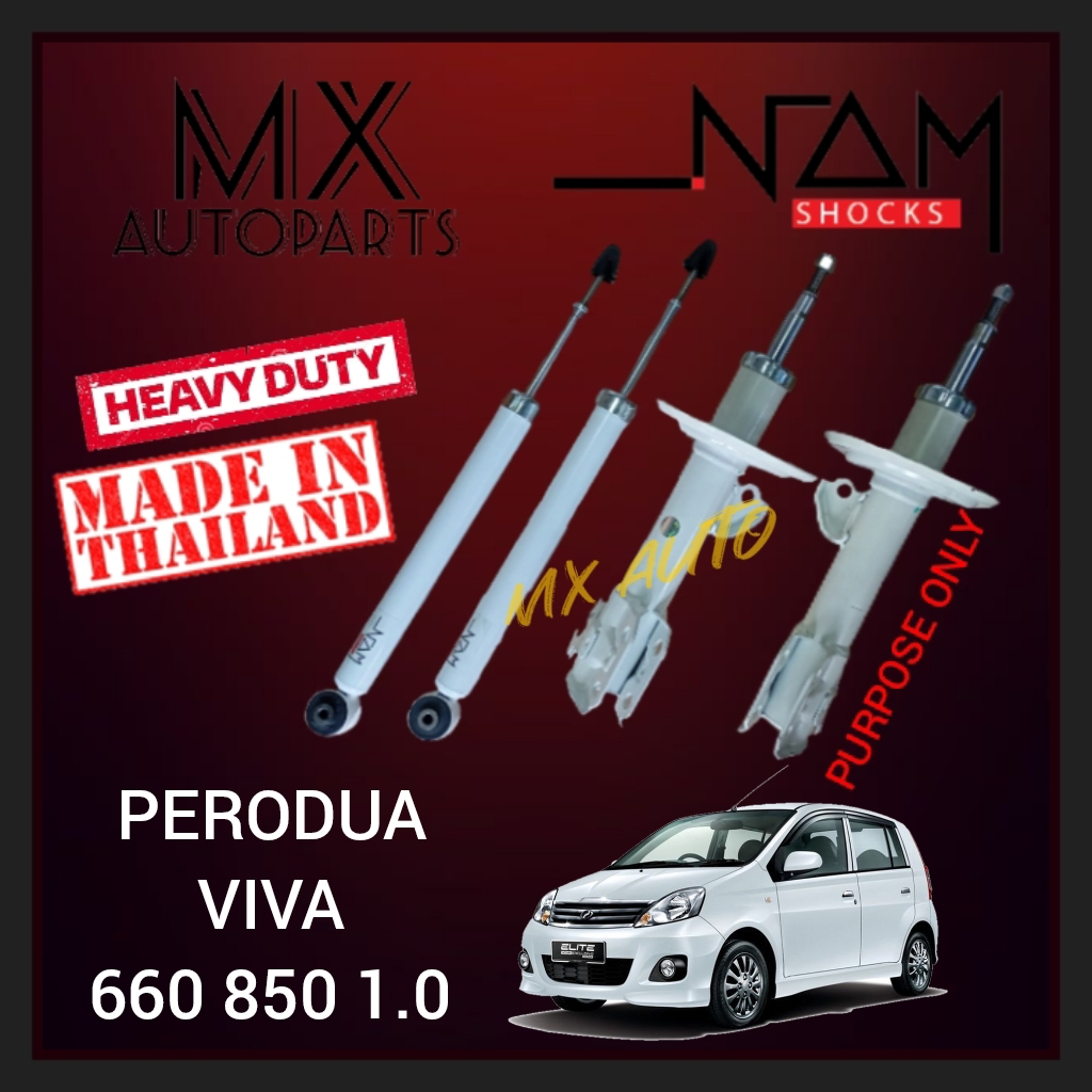 ( MADE IN THAILAND ) NAM HEAVY DUTY SHOCK ABSORBER PERODUA VIVA 660 850 ...