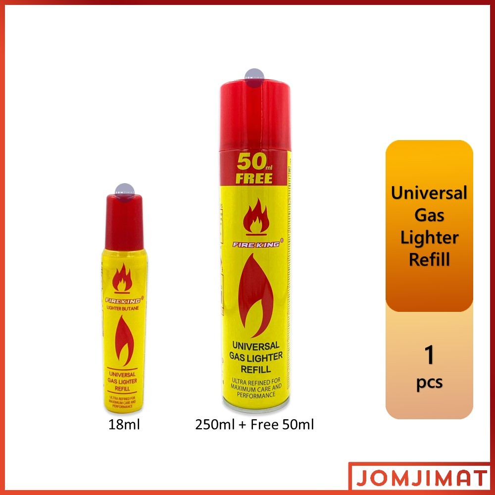 Fire King Universal Butane Fuel Gas Lighter Refill 18ml RG2 / 250ml ...