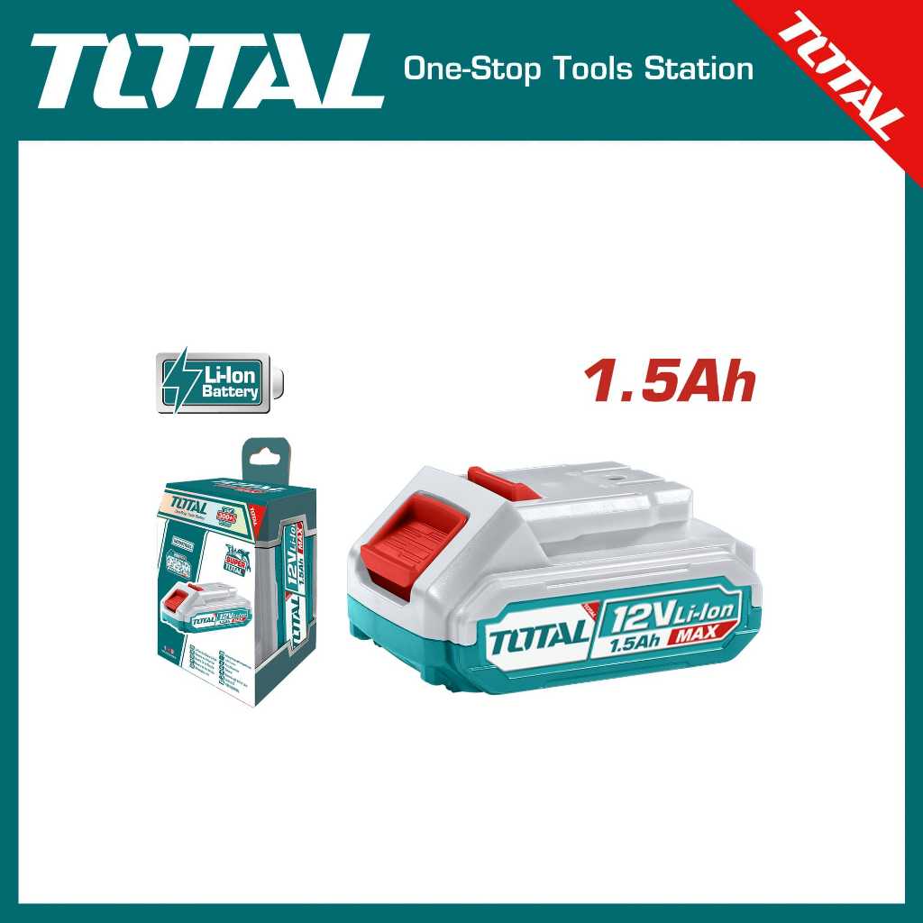 TOTAL Lithium-Ion battery pack TBLI12151 | Shopee Malaysia