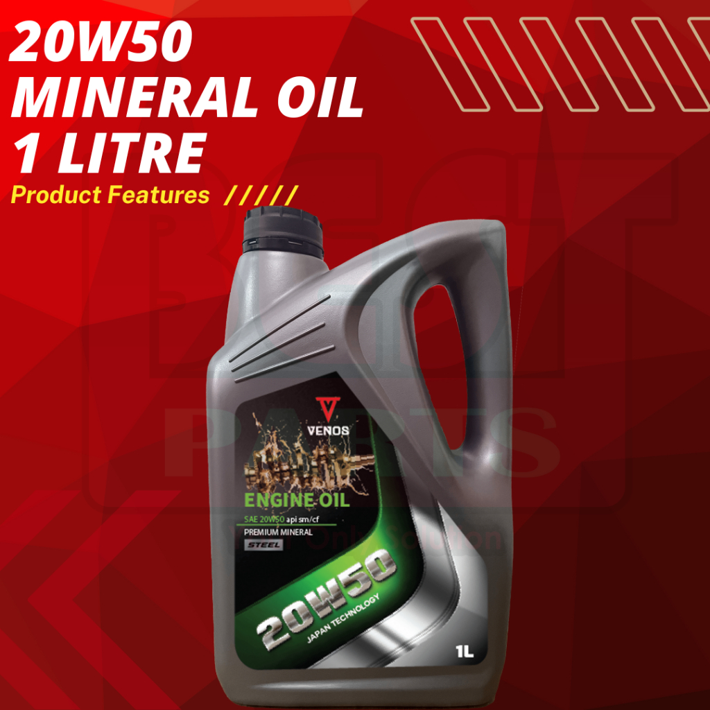 Local Brand Engine Oil for Petrol and Diesel 20W50 SAE40 Minyak Hitam ...