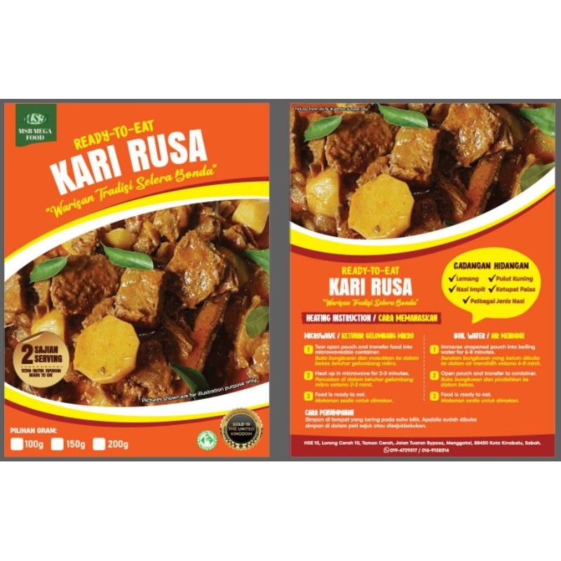 Kari Rusa sedia dimakan | Shopee Malaysia