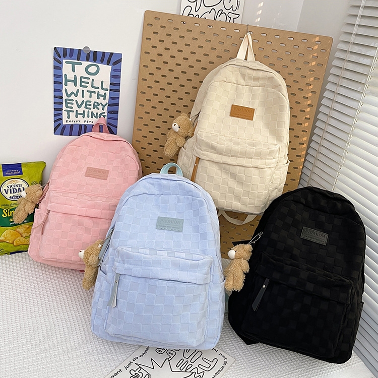 Korean Style Backpack Large Capacity Backpack Men And Women Backpack ...