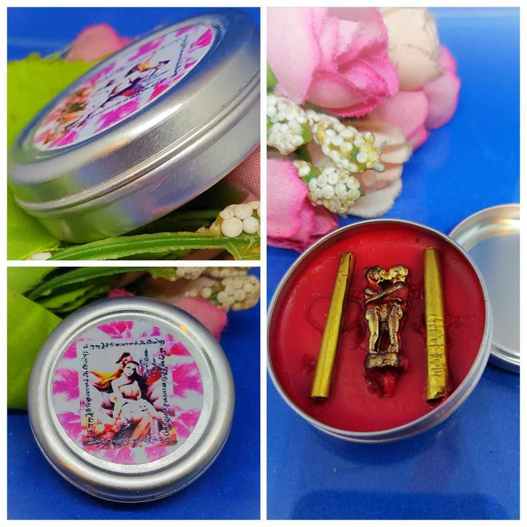 马泰边界Betong 镇著名白衣Archan Meng,阿赞阿赞明魅惑人心九尾狐仙人缘膏Rare Maha Metta Si Peung ...