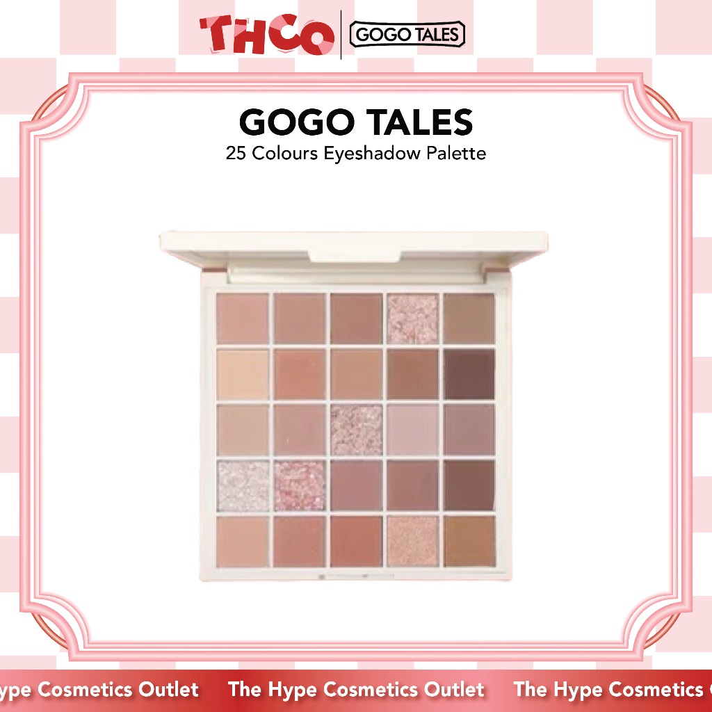 GOGO TALES 25 Colours Eyeshadow Palette Gogotales 戈戈舞25色玩转色彩眼影盘 ...