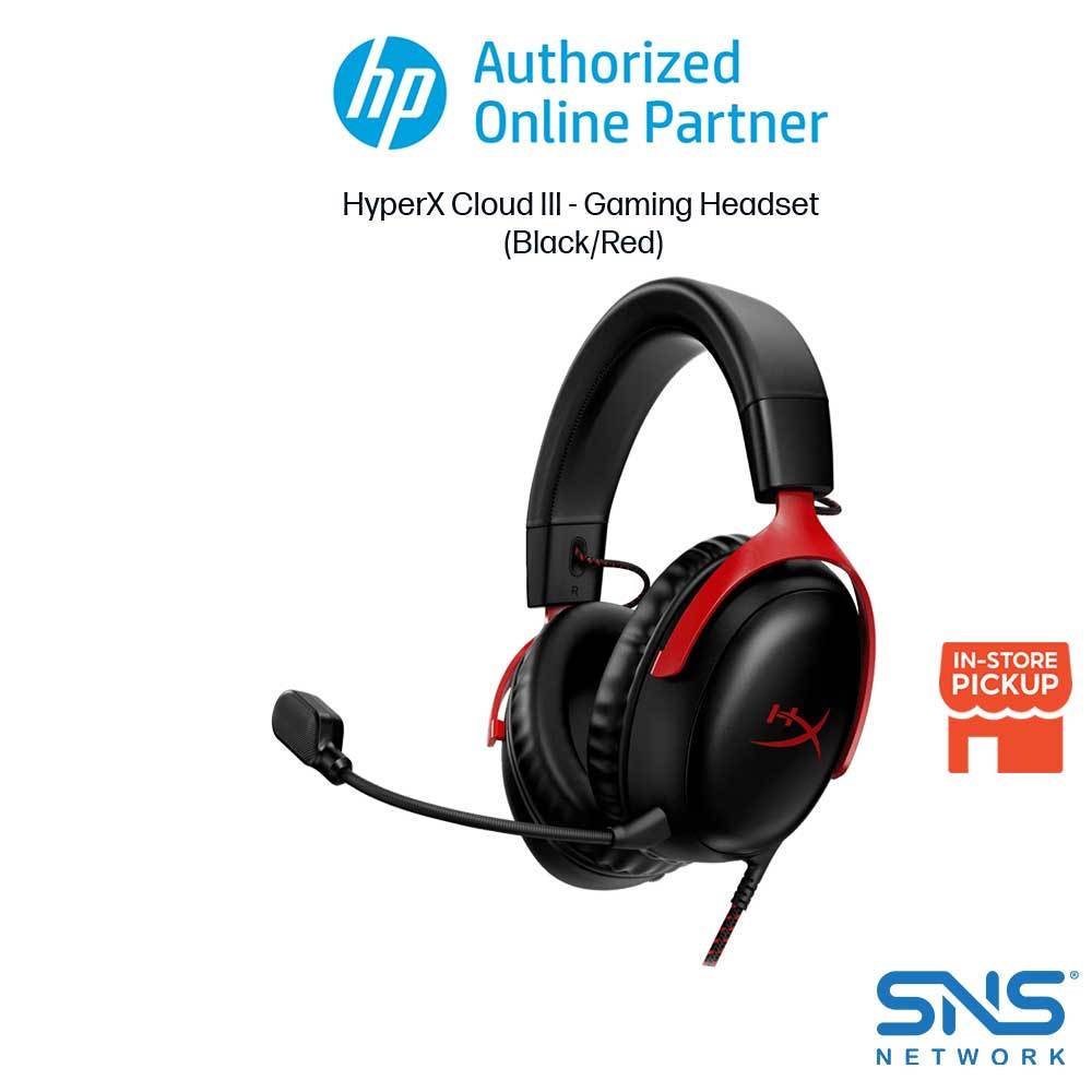 HP HyperX Cloud III - Gaming Headset (Black/Red) 727A9AA | Shopee Malaysia