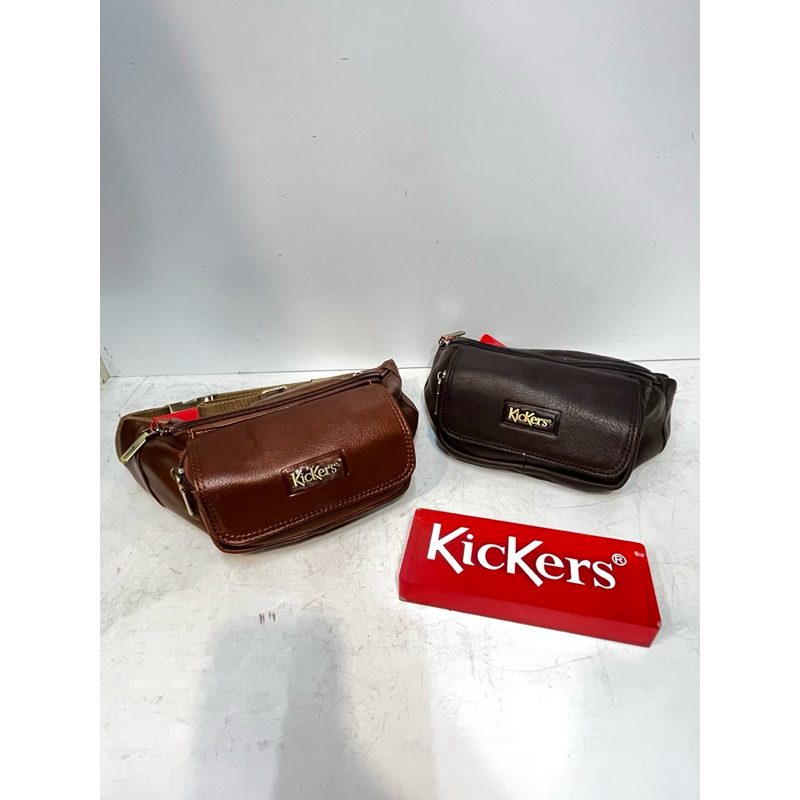 Kickers Genuine Leather Pouch Bag Chest Bag (KIC-W 78272 LB/ DB ...
