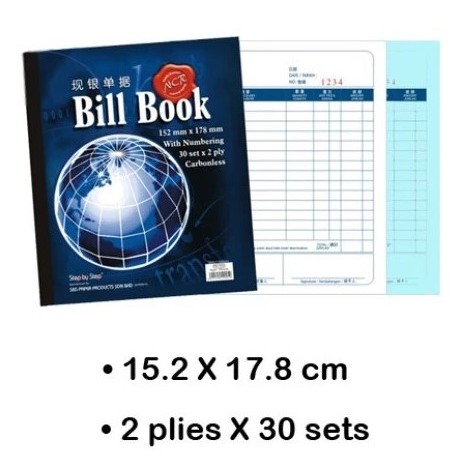 high quality NCR Bill Book (2/3 Ply) | Shopee Malaysia
