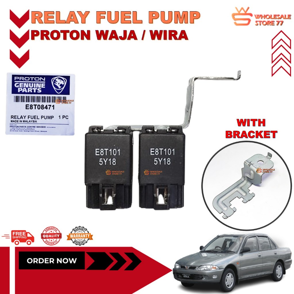 ORIGINAL | FUEL PUMP RELAY SET PROTON WIRA SATRIA ARENA WAJA AND WAJA ...