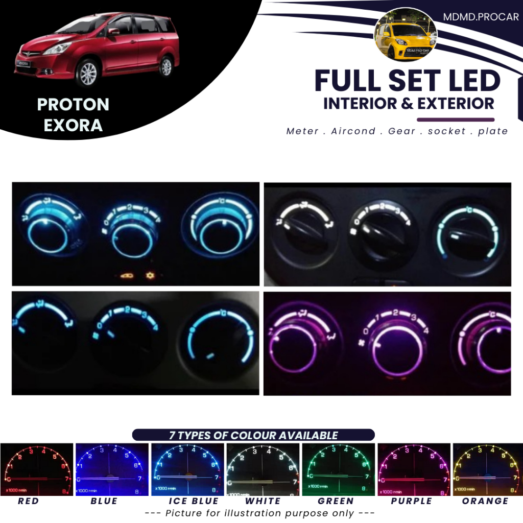 Proton EXORA LED AC Panel/ Plate LED / Fender Signal / Aircond panel ...